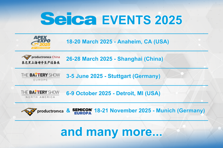 SEICA EVENTS 2025 - Automatic Test Equipment | Seica Spa